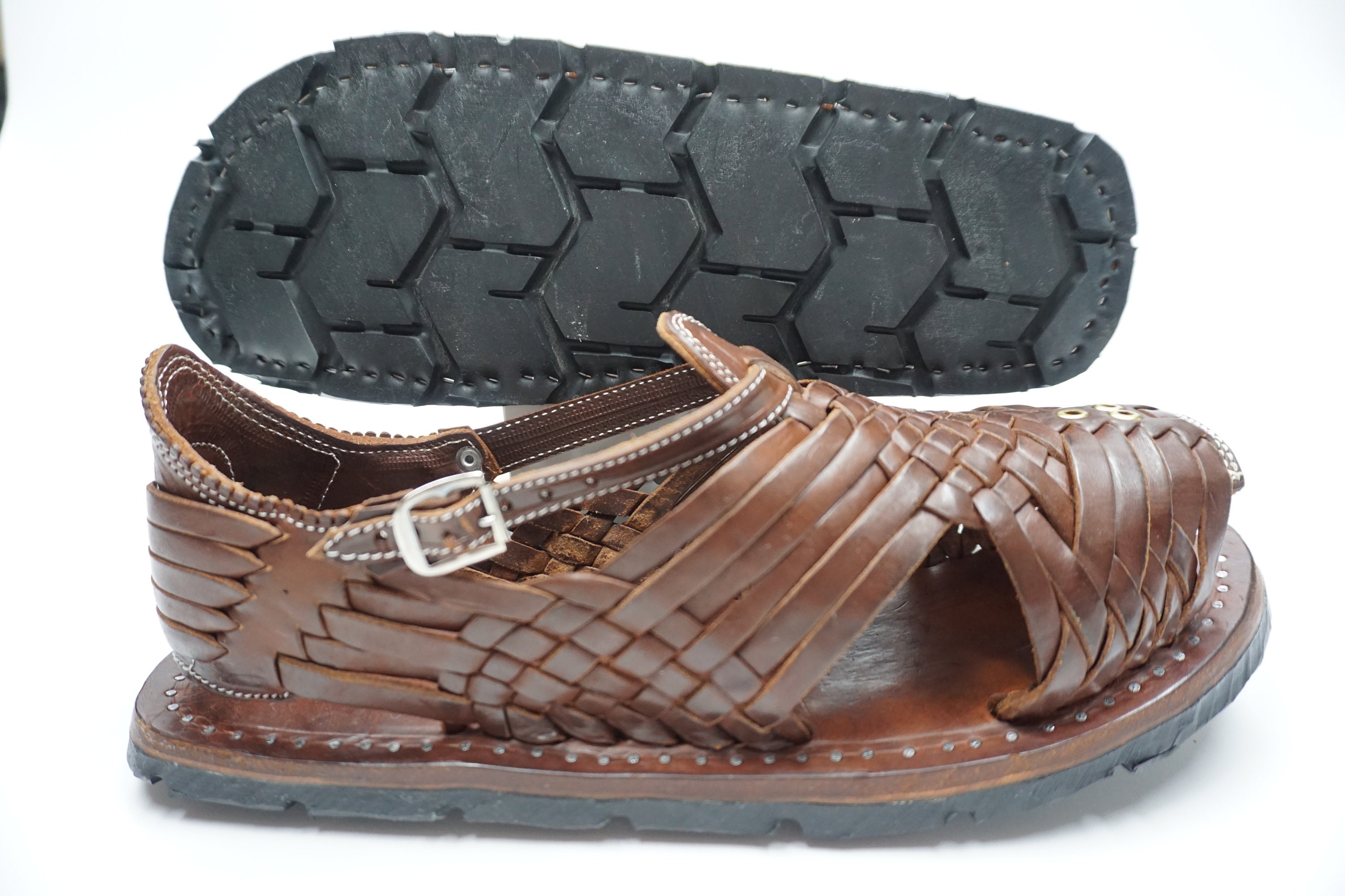 PACHUCO ORIGINAL VINTAGE Style''acme'' Mexican Sandals Men's Huaraches ...