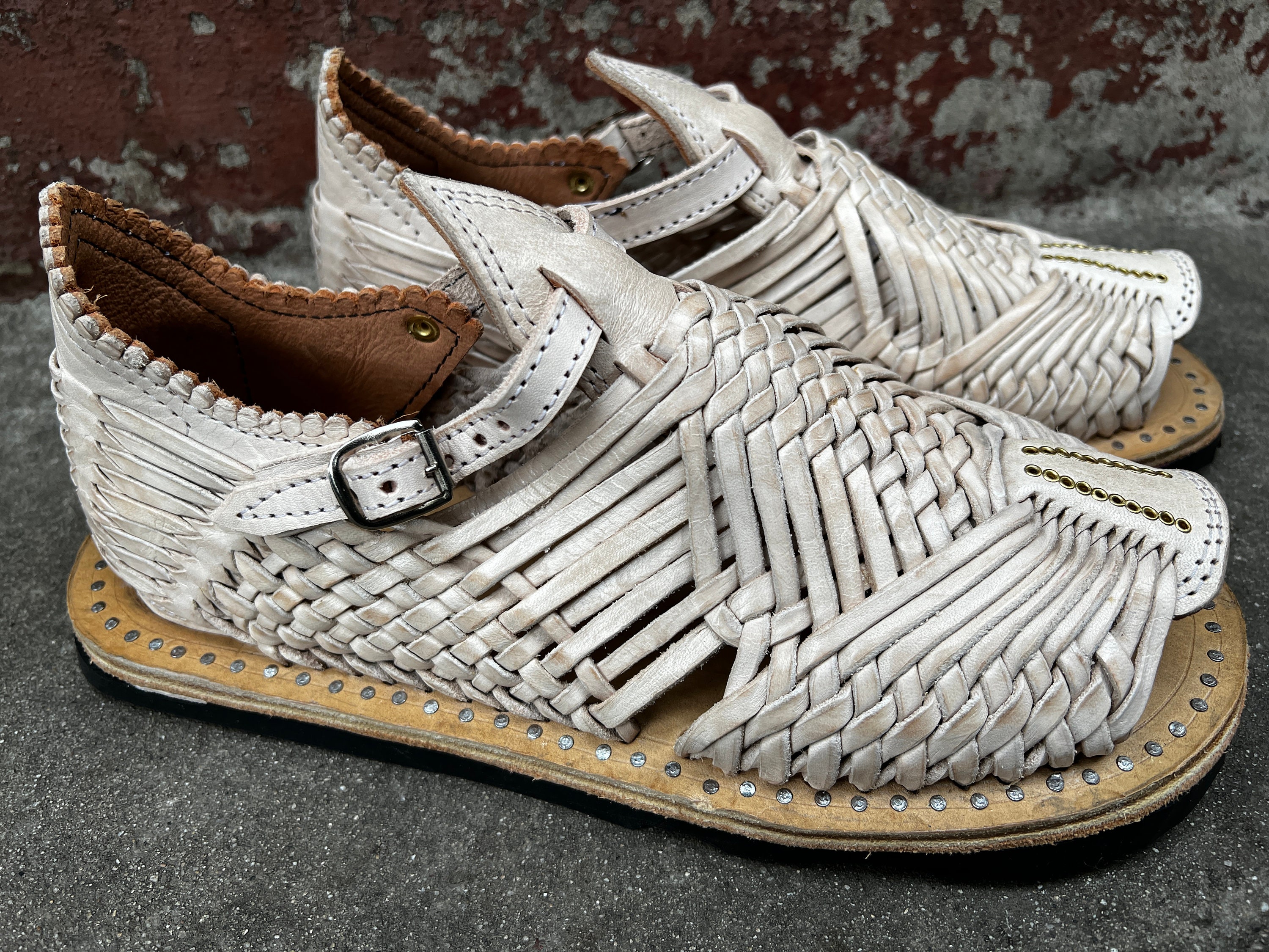 HUARACHE CIEN CLAVOS Retro Natural Alex "limited Edition" ''acme ...