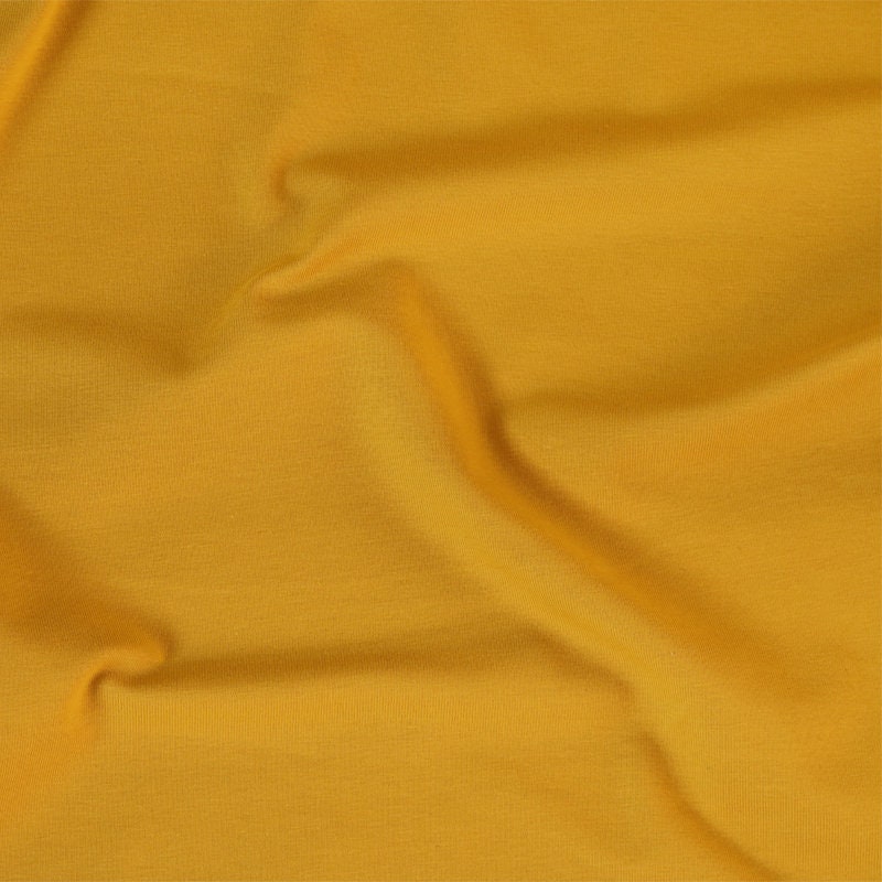 Jersey Stoff Uni senf gelb 0.5m x VB | Etsy