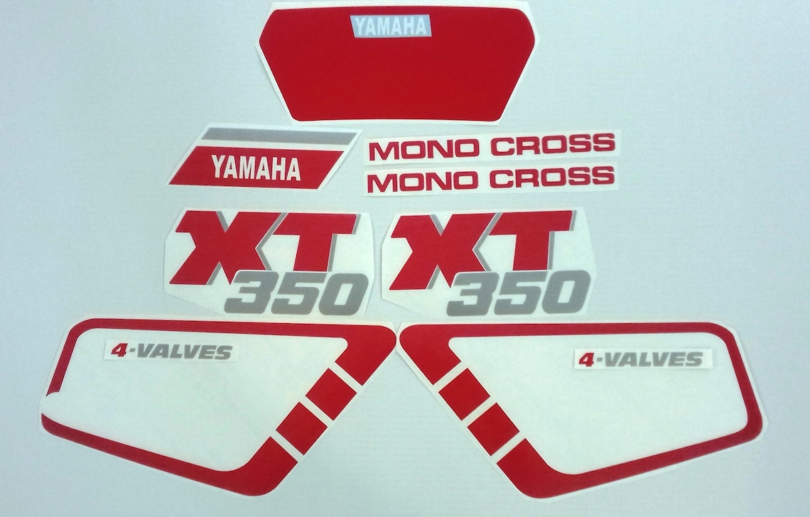 YAMAHA XT350 XT 350 Stickers Decals Aufkleber Autocollant Pegatinas - Etsy