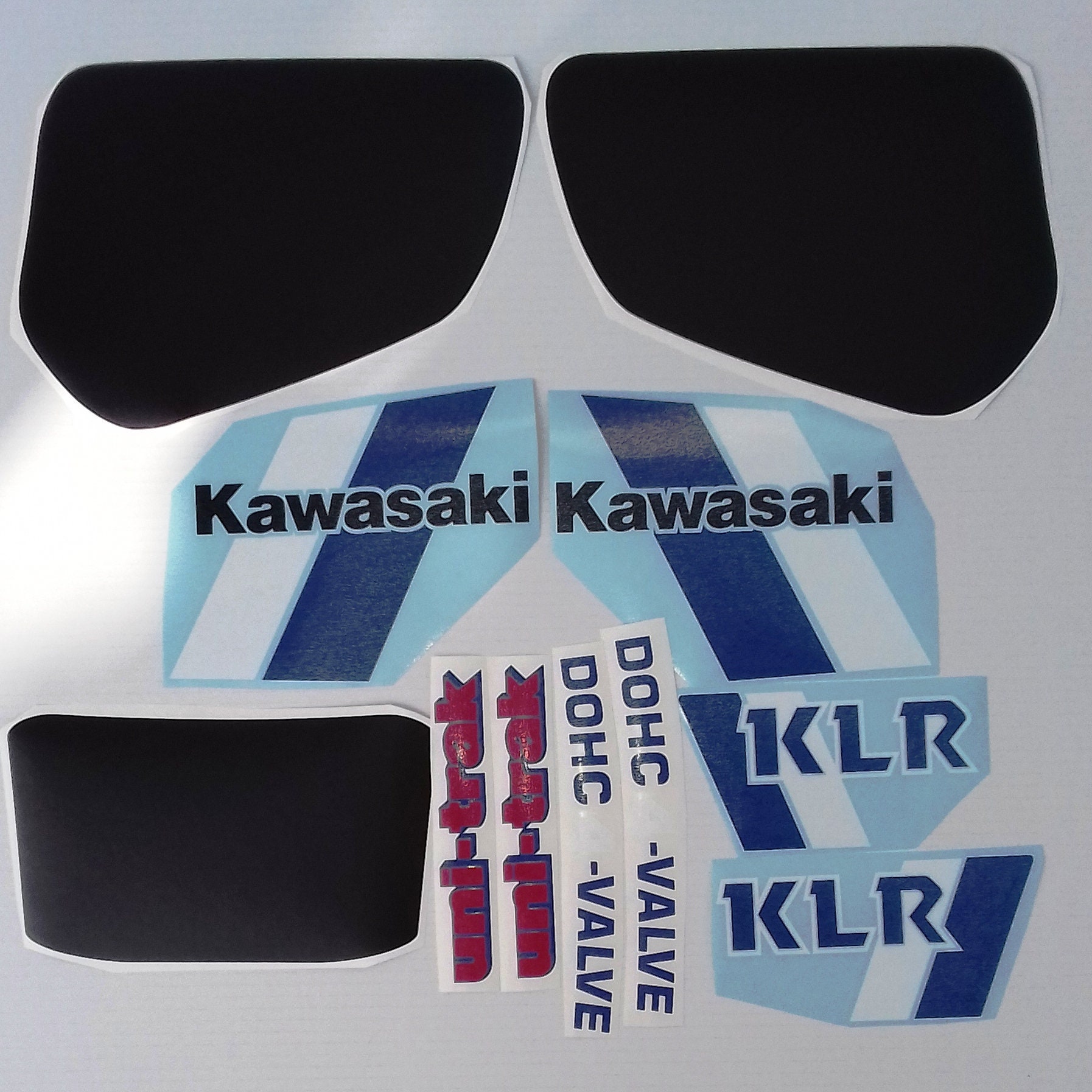KAWASAKI KLR600 KLR 600 Stickers Decals Aufkleber Autocollant Pegatinas ...