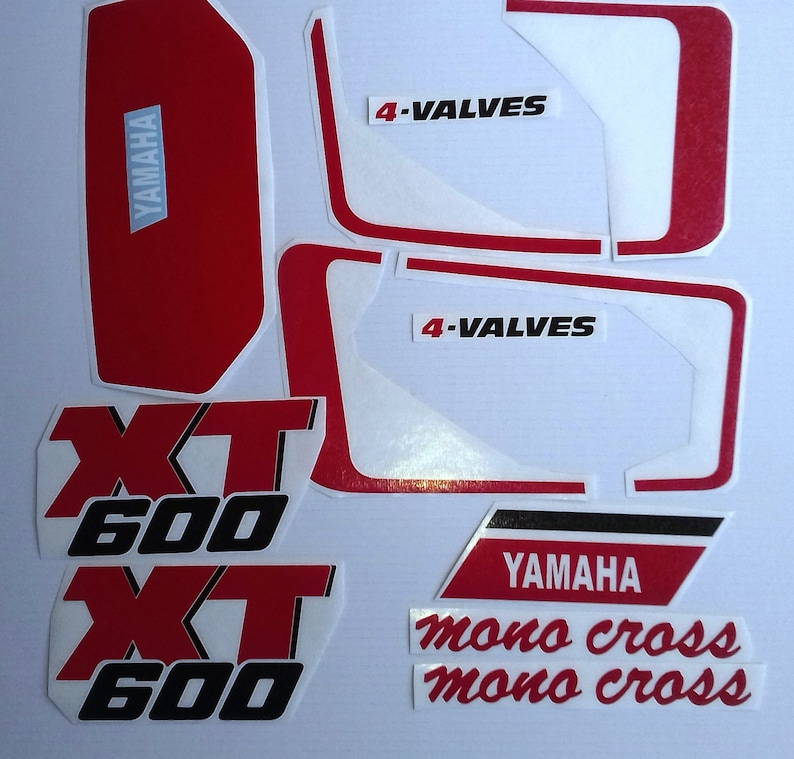 YAMAHA XT600 43f Decals Stickers Aufkleber Autocollant Pegatinas XT 600 ...