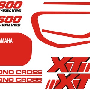YAMAHA XT600 2kf Decals Stickers Aufkleber Autocollant - Etsy