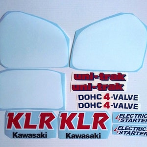 KAWASAKI KLR600 KLR 600 Stickers Decals Aufkleber Autocollant Pegatinas ...