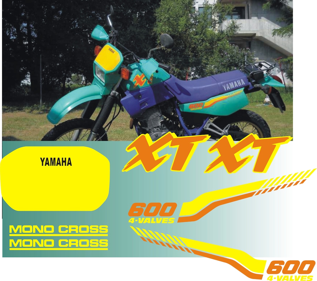 YAMAHA XT600 Limited LTD 2kf Decals Stickers Aufkleber Autocollant ...