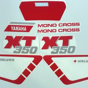 YAMAHA XT350 XT 350 Stickers Decals Aufkleber Autocollant | Etsy