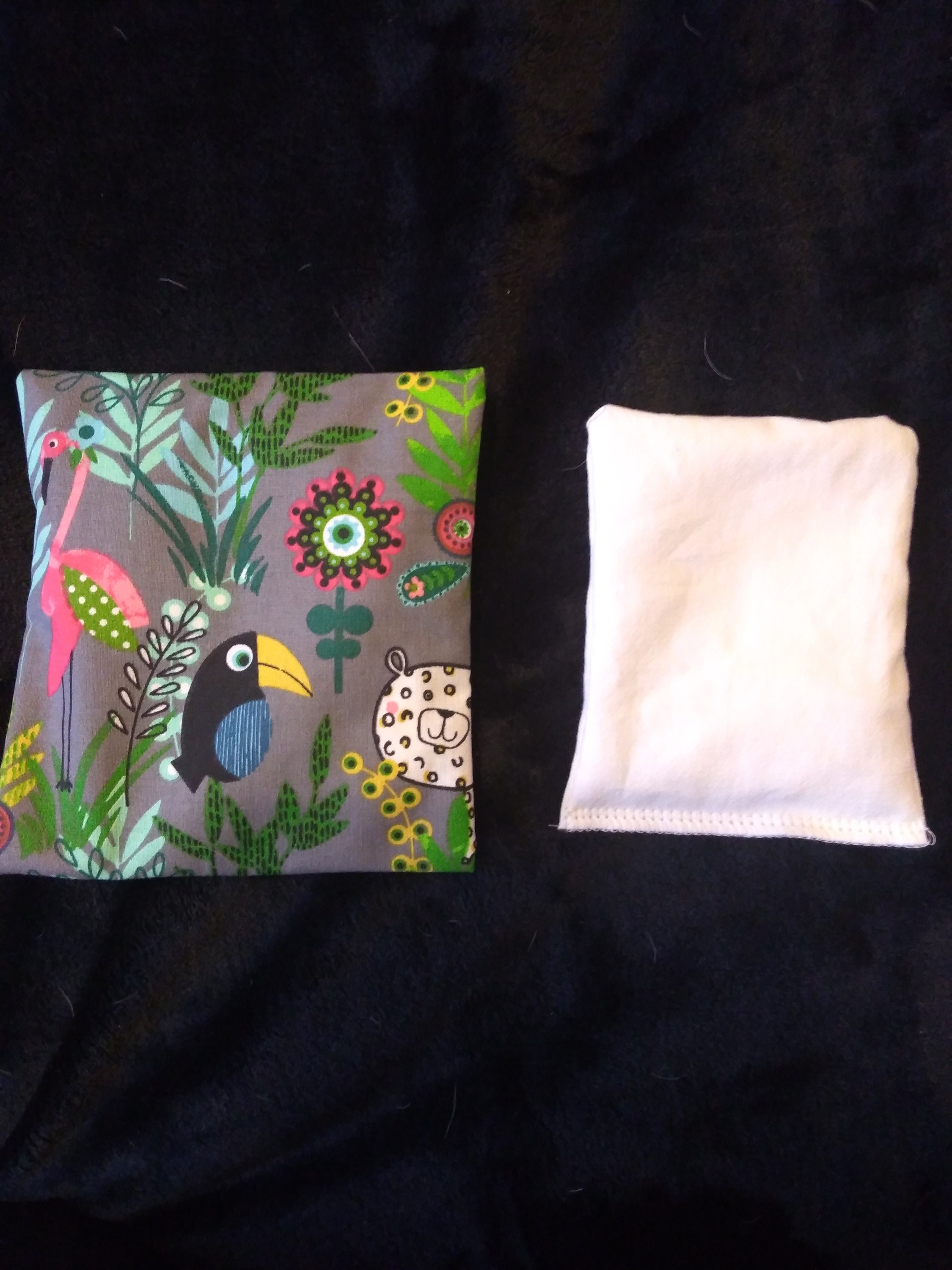 Dry Hot Water Bottle Flax Seeds and Lavender Zero Waste - Etsy