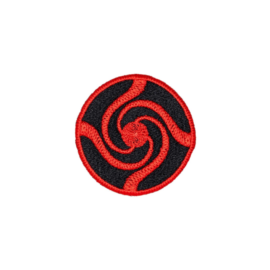 Handmade Anime-inspired Sorcerer Crest Patch - Red & Black Emblem - Etsy