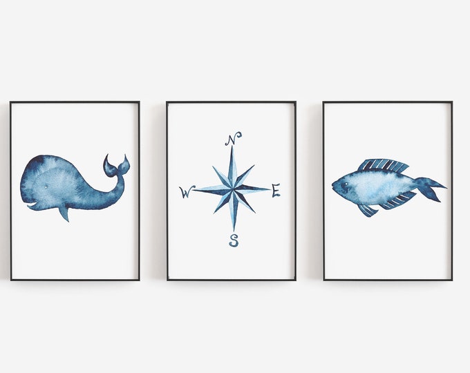 Under the Sea Decor, Marine Theme, Ocean Theme Nursery, Nautical ...