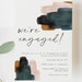 Abstract Engagement Party Invitation Couples Shower - Etsy