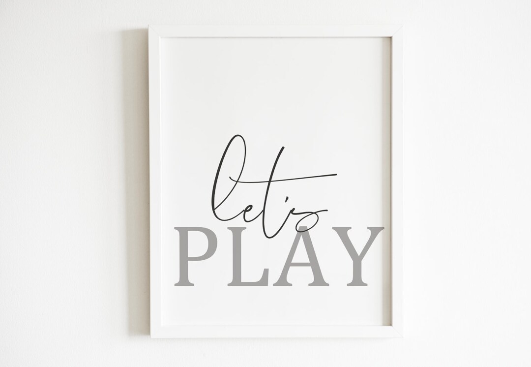 Printable Playroom Wall Decor Kids Room Wall Art Game Room - Etsy