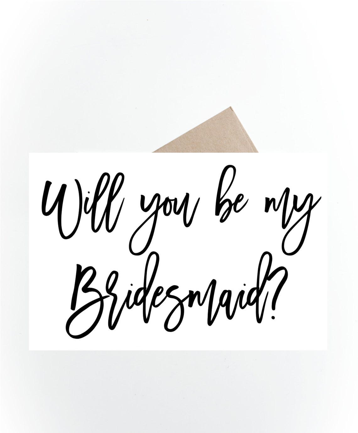 Printable Bridesmaid Proposal Card Will You Be My Bridesmaid | Etsy