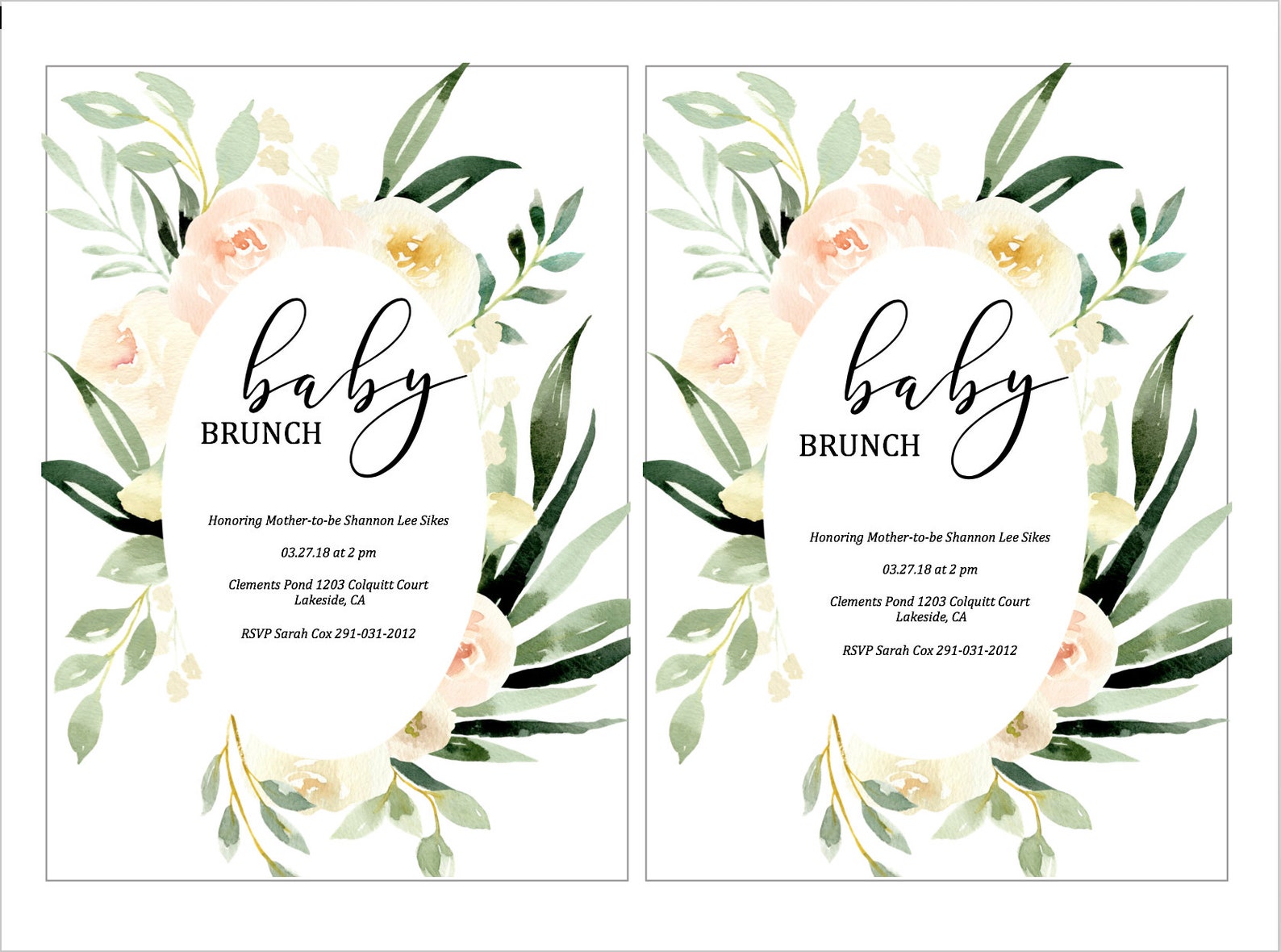 Baby Brunch Brunch for Baby Baby Shower Brunch Brunch Baby - Etsy