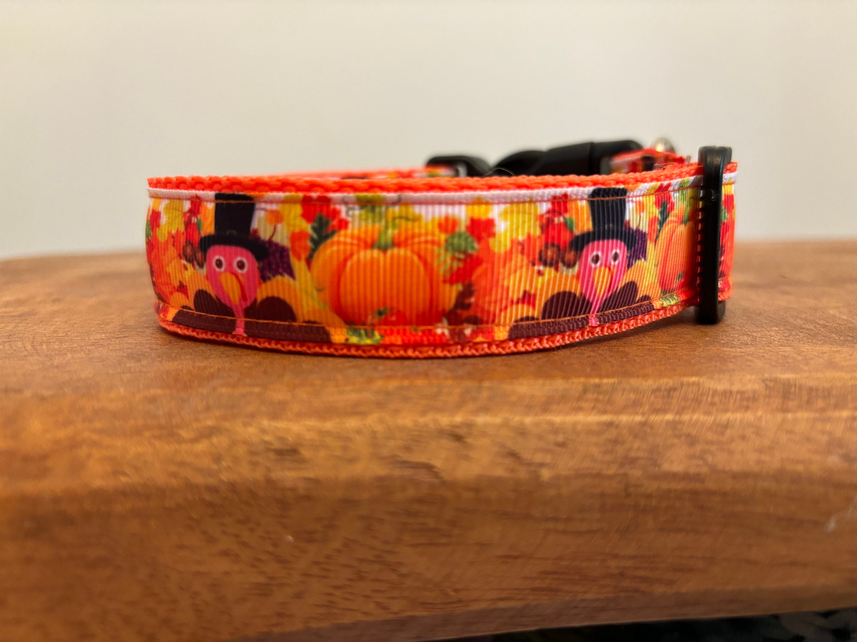 Thanksgiving Turkey Dog Collar, Leash, or Matched Set....also Available ...