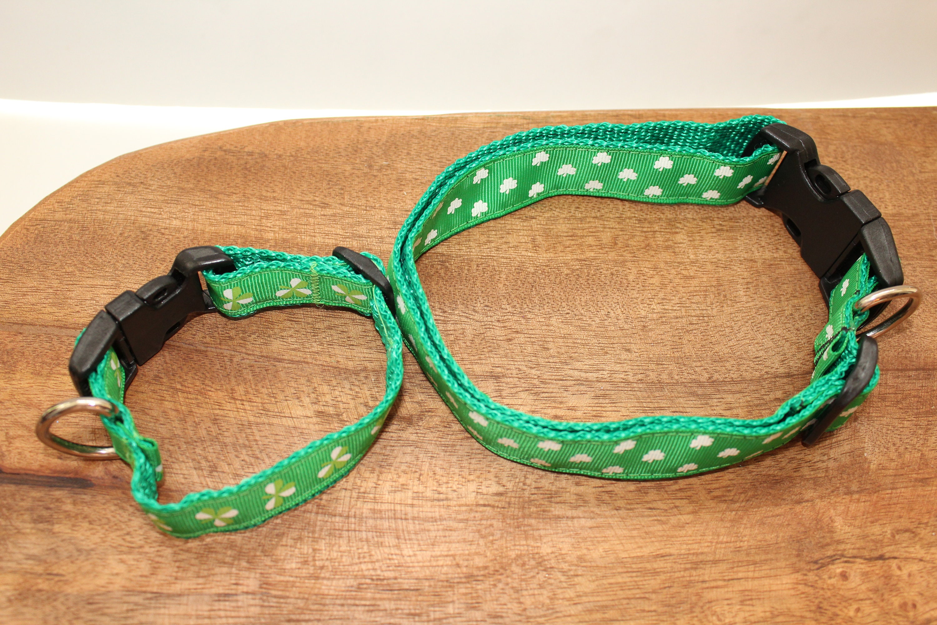 Saint Patrick's Day Shamrocks Dog Collar Leash or - Etsy