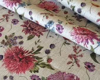 Organic linen fabric | Etsy