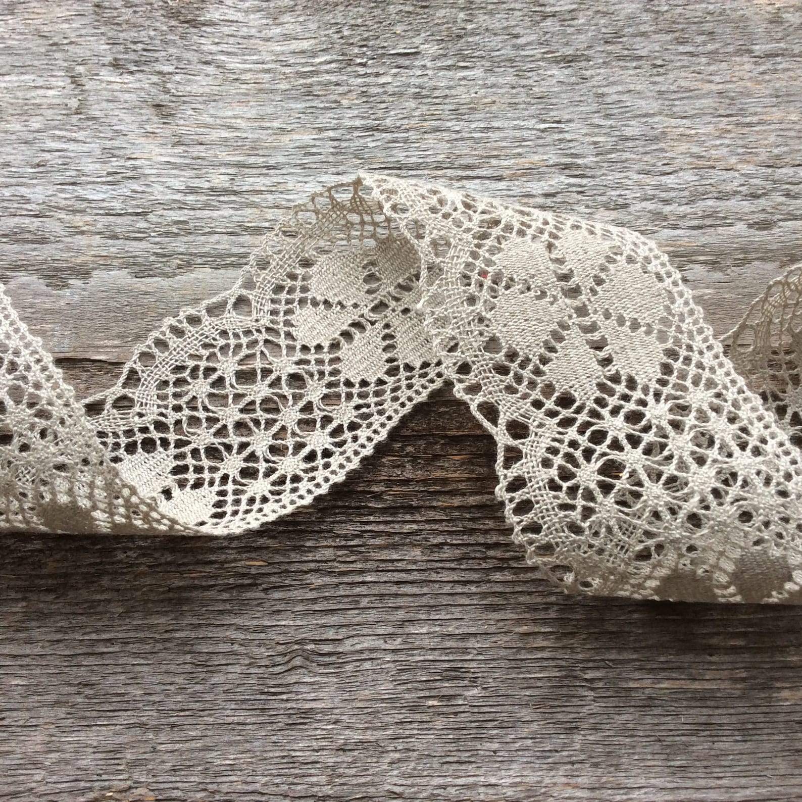 Linen Lace Trim Heavy by the Yard for Linen Dress Curtain Table Runner ...