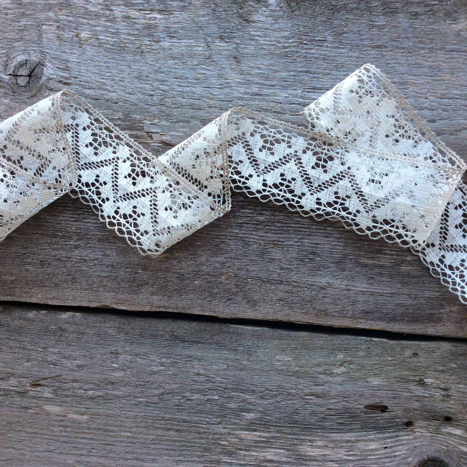 Linen Lace Trim by the Yard White Grey Natural Linen Lace for DIY ...