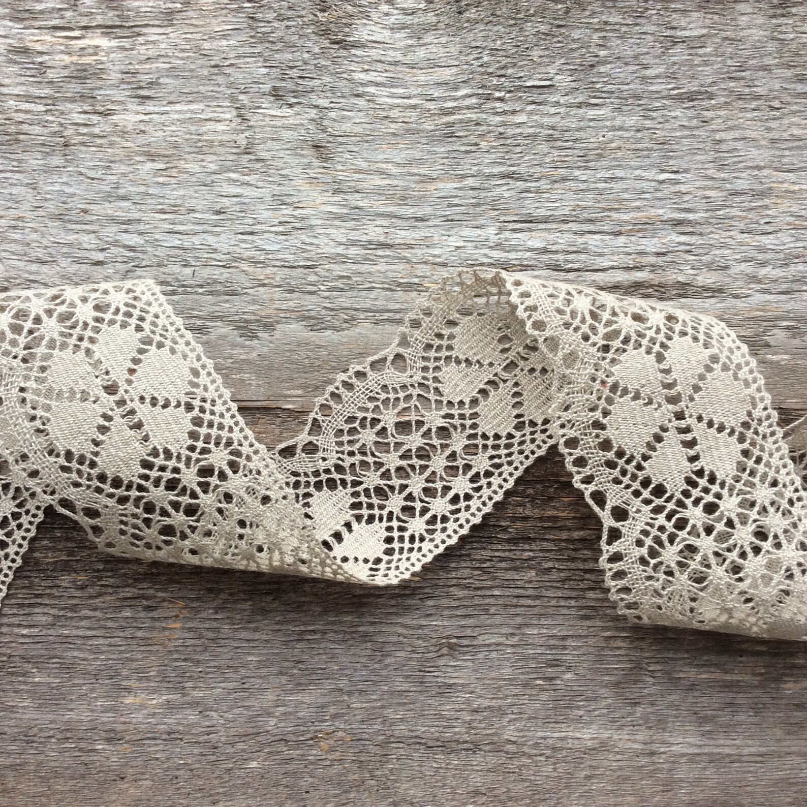 Linen Lace Trim Heavy by the Yard for Linen Dress Curtain Table Runner ...