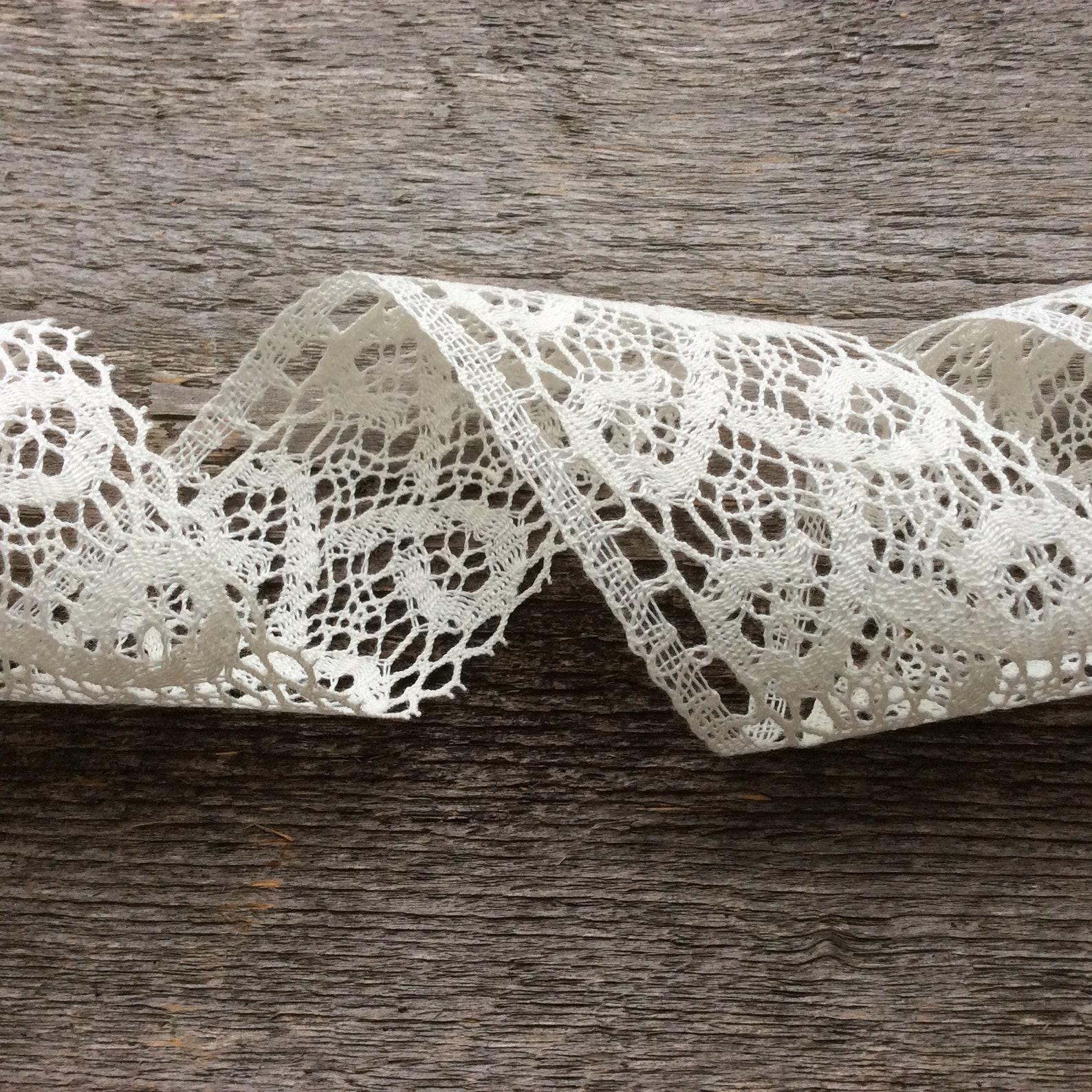 Linen Lace Trim by the Yard Cream White Natural Linen Lace for DIY ...