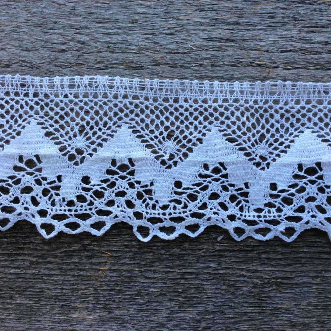 Linen Lace Trim by the Yard Optical White Natural Linen Lace - Etsy