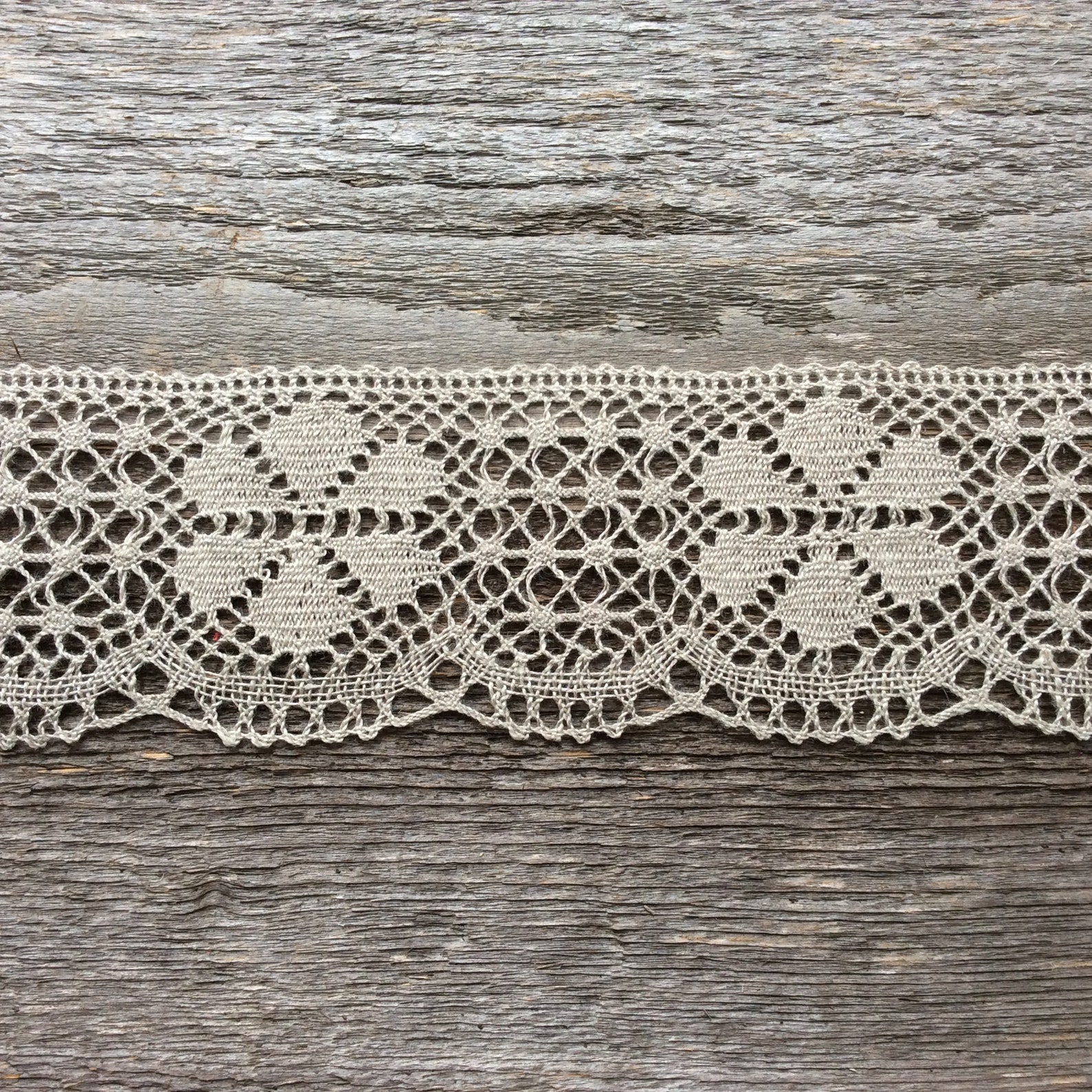 Linen Lace Trim Heavy by the Yard for Linen Dress Curtain Table Runner ...