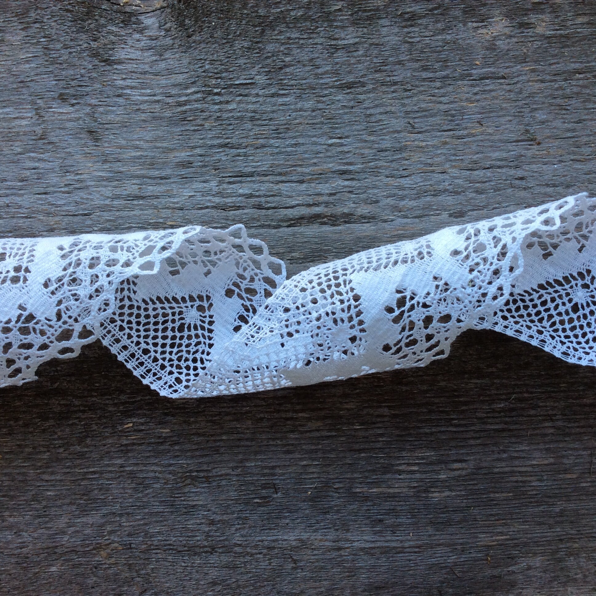 Linen Lace Trim by the Yard Optical White Natural Linen Lace for DIY ...