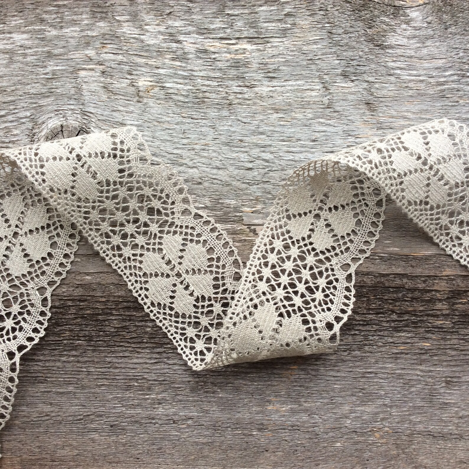 Linen Lace Trim Heavy by the Yard for Linen Dress Curtain Table Runner ...