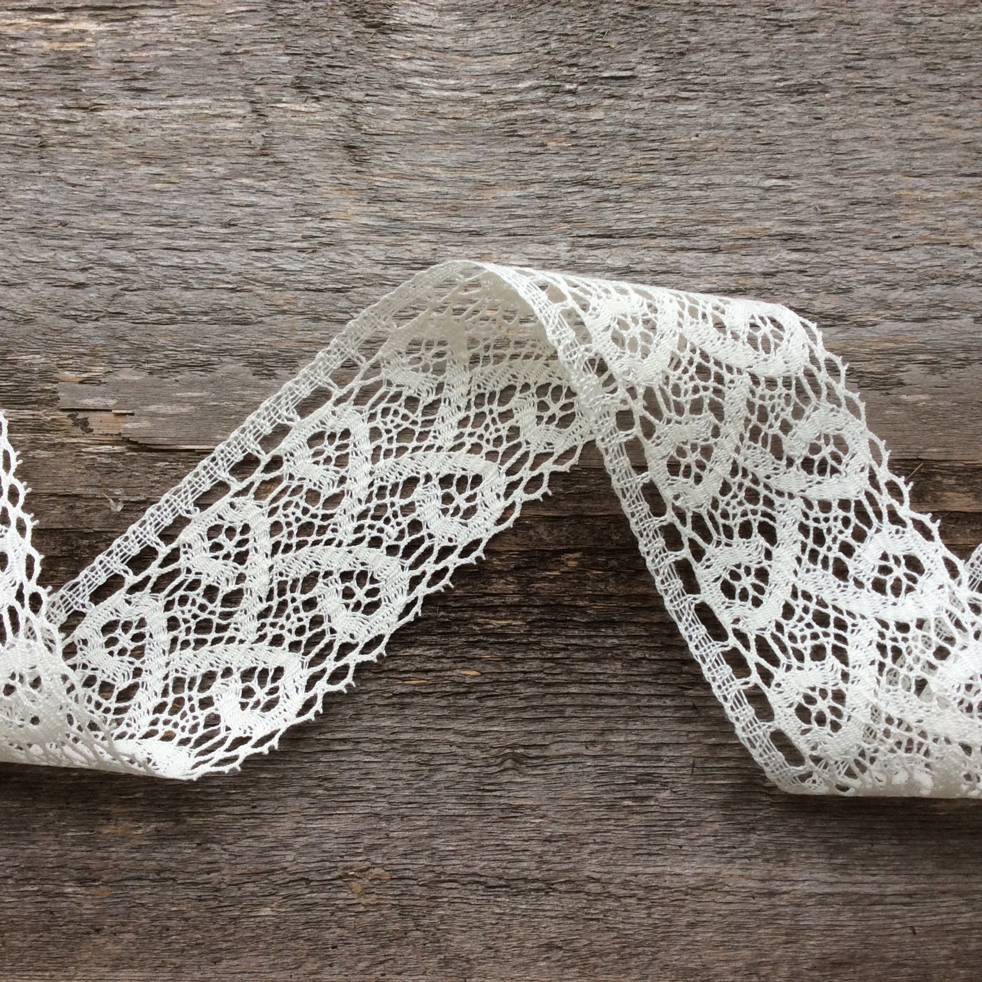 Linen Lace Trim by the Yard Cream White Natural Linen Lace for DIY ...