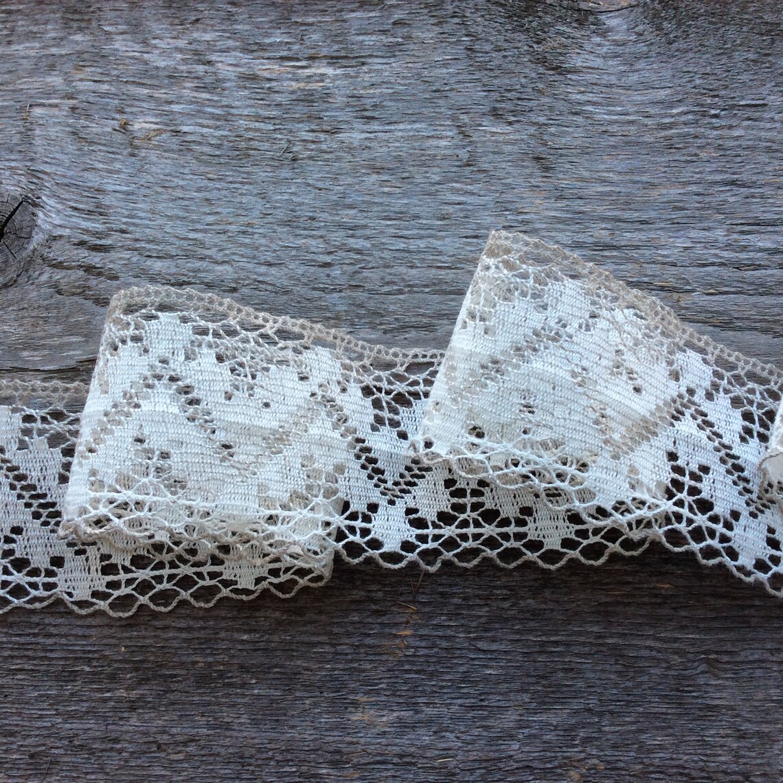 Linen Lace Trim by the Yard White Grey Natural Linen Lace for - Etsy
