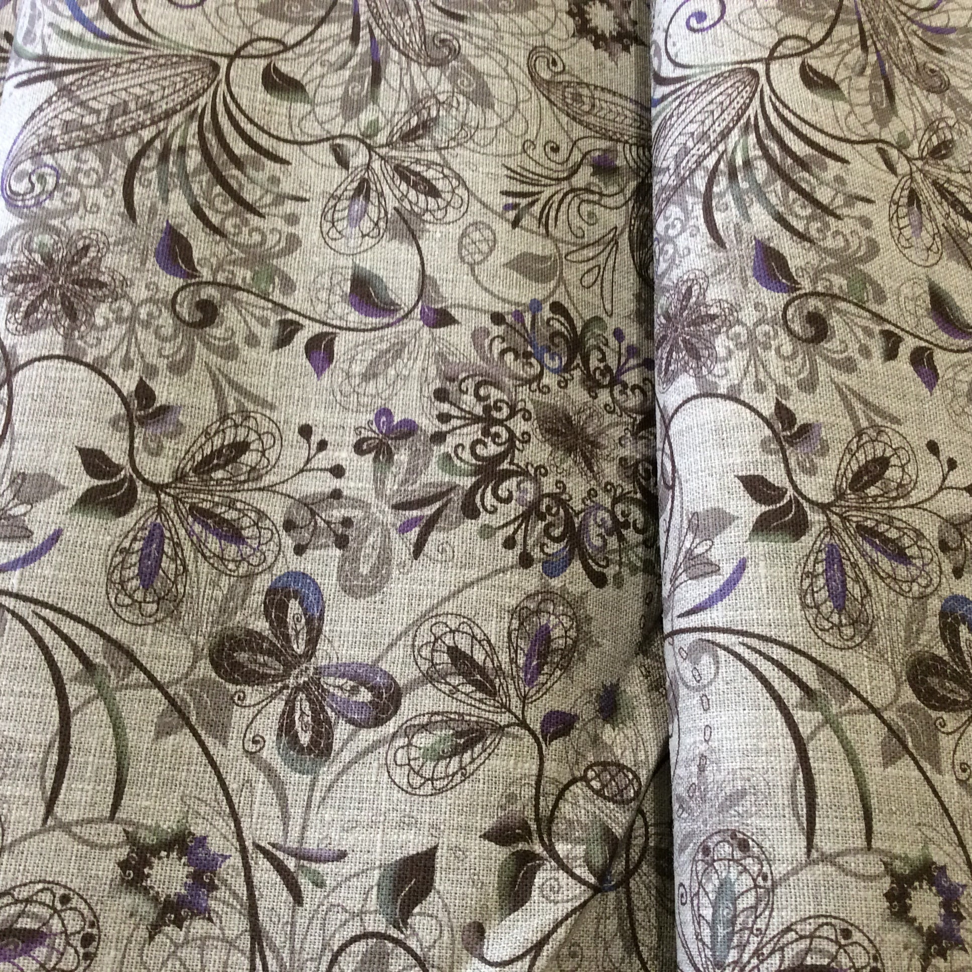 Natural Linen Fabric by the Yard Organic Linen Fabric Eco Friendly 100% ...