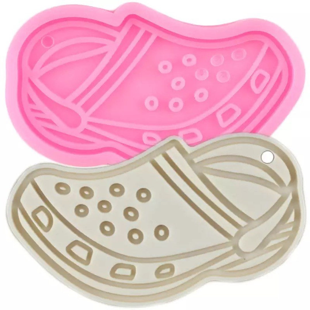 Croc Shiny Flip Flop Shoe Silicone Molds Resin Crafts - Etsy
