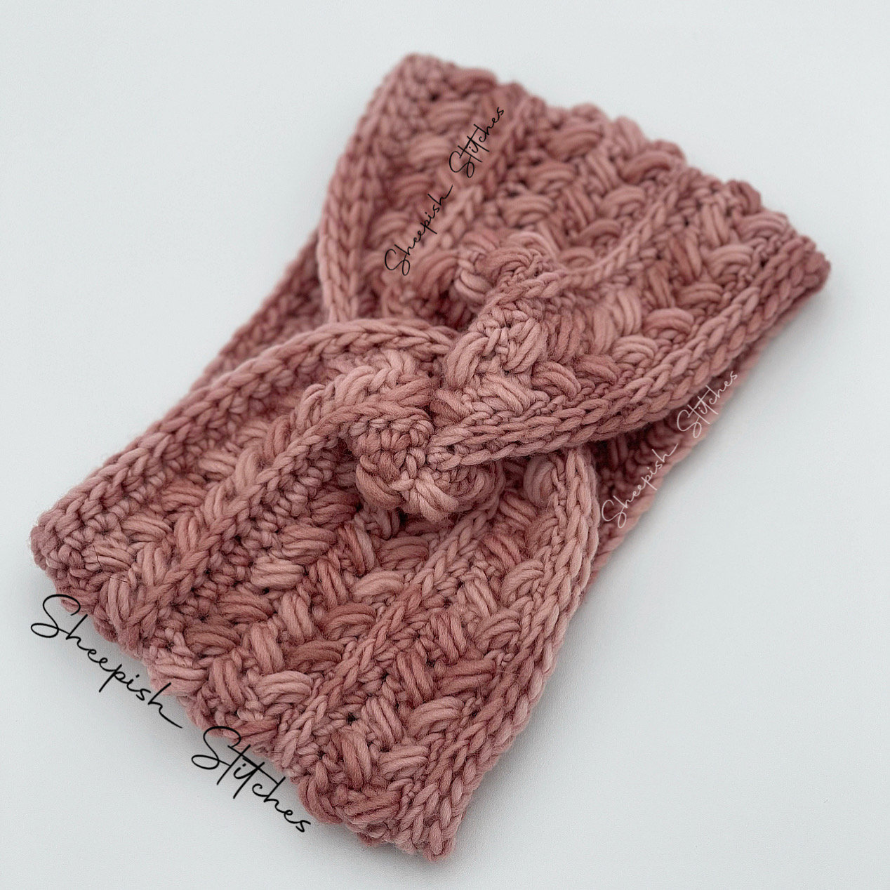 Harvest Braid Ear Warmer Crochet Pattern by Sheepish Stitches | Braided ...
