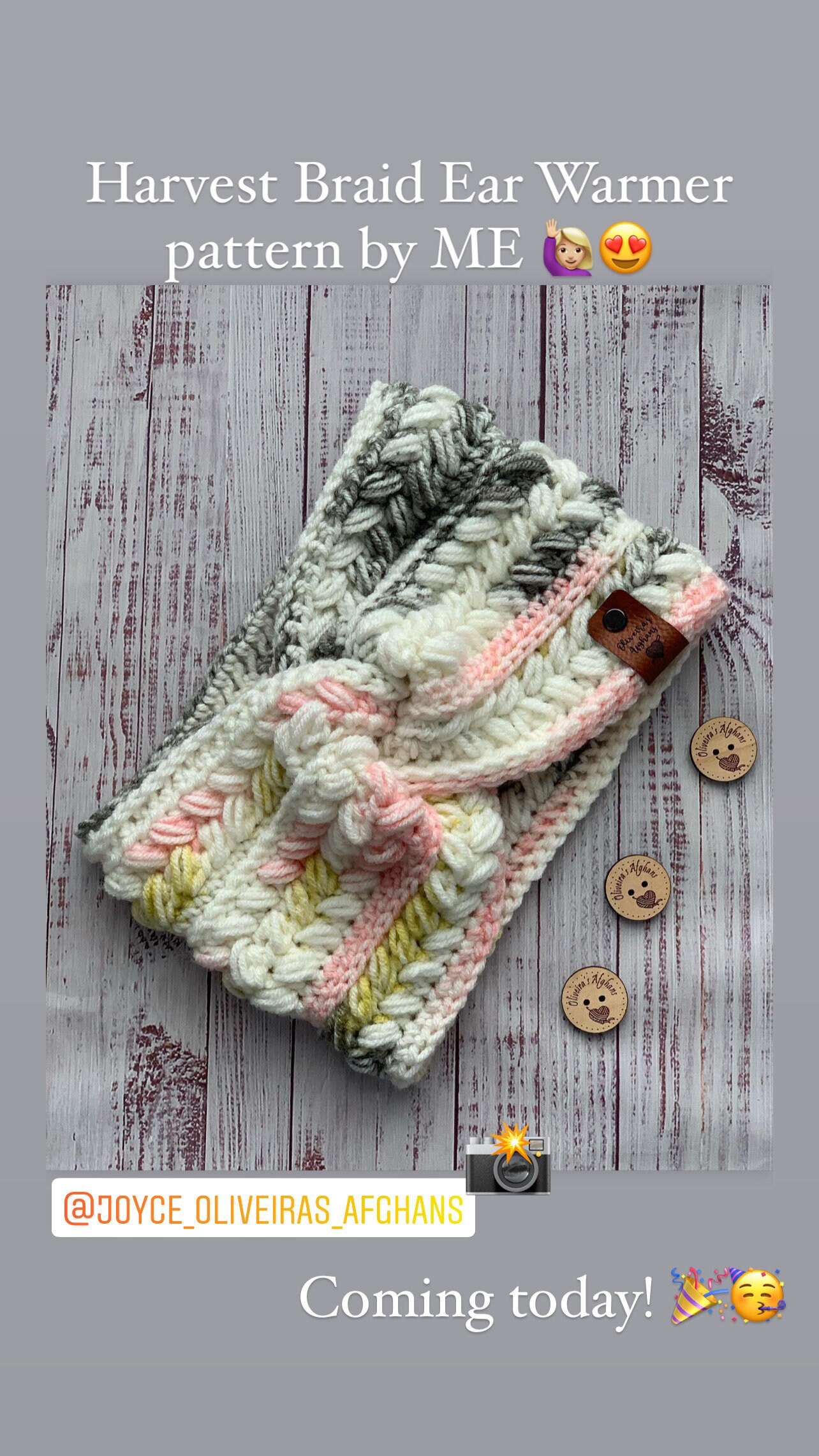 Harvest Braid Ear Warmer Crochet Pattern by Sheepish Stitches - Etsy