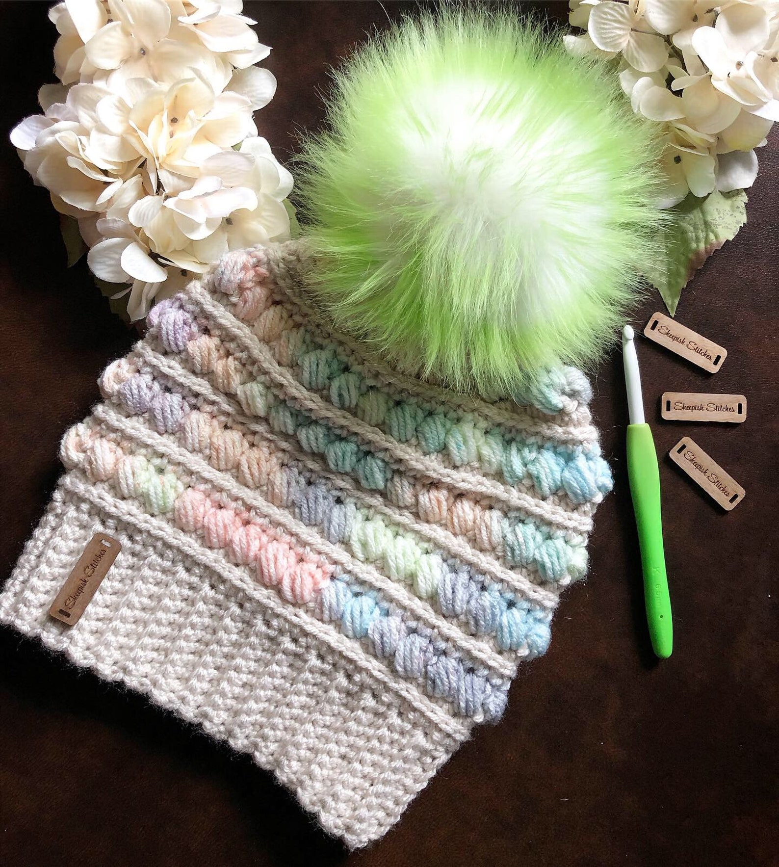 Mountain Ridge Beanie Crochet Pattern by Sheepish Stitches - Etsy