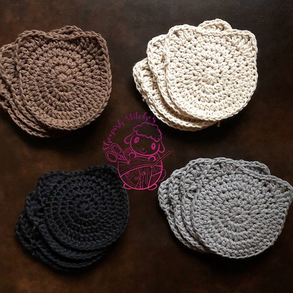 Kitty Coasters Crochet Pattern| Crochet Coaster Pattern| Kitty Crochet ...