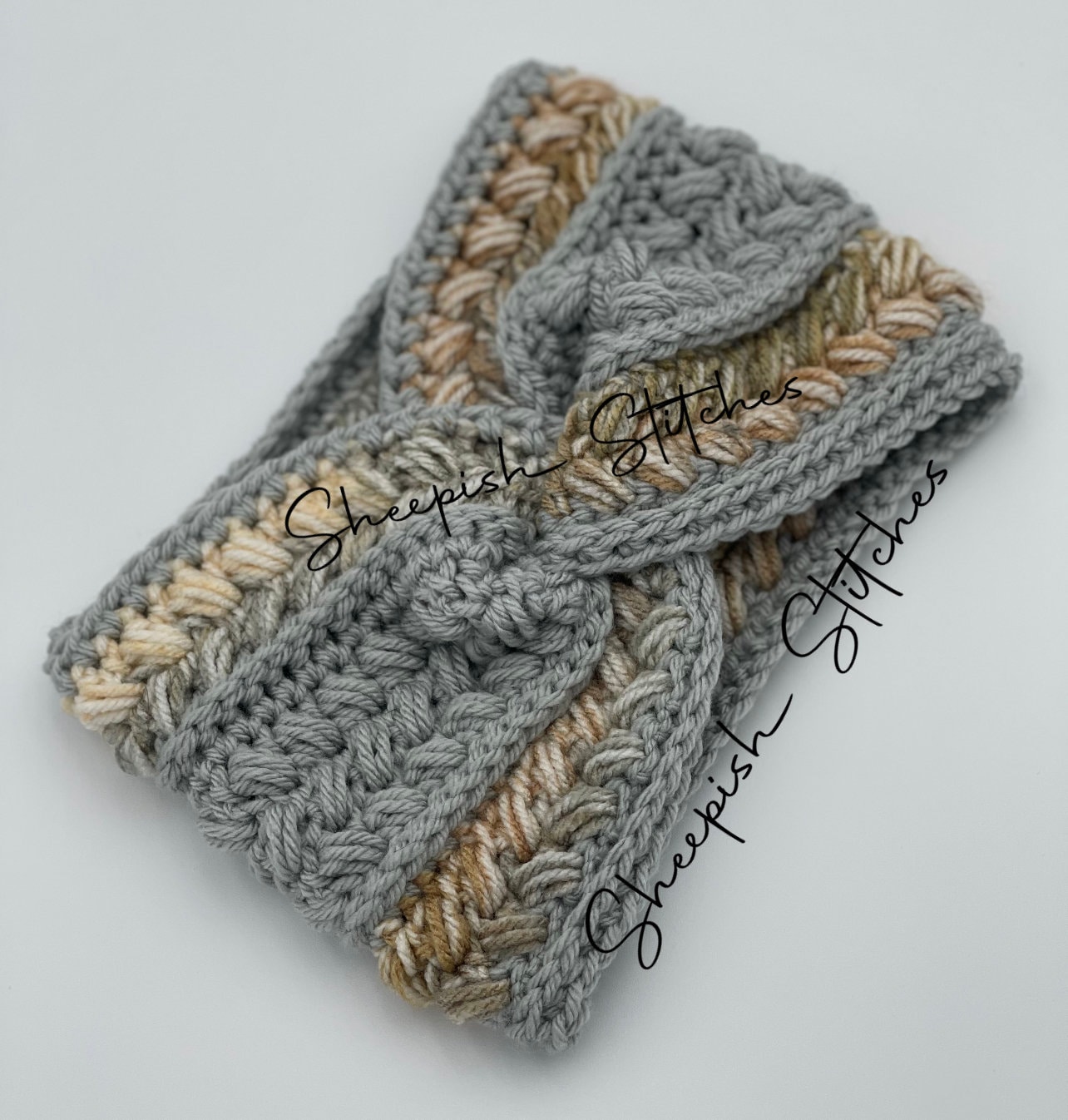 Harvest Braid Ear Warmer Crochet Pattern by Sheepish Stitches | Braided ...