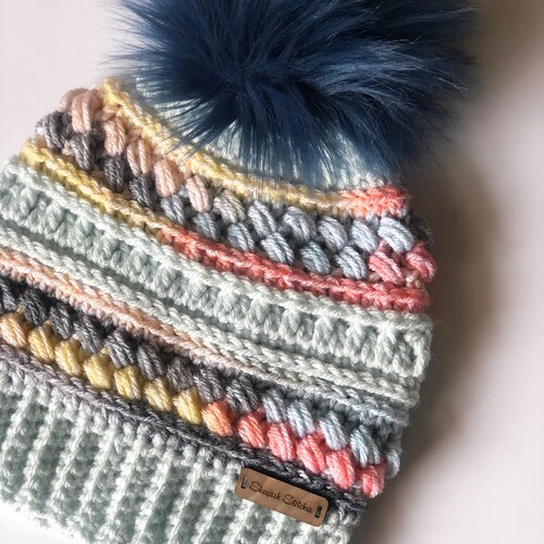 Mountain Ridge Beanie Crochet Pattern by Sheepish Stitches - Etsy