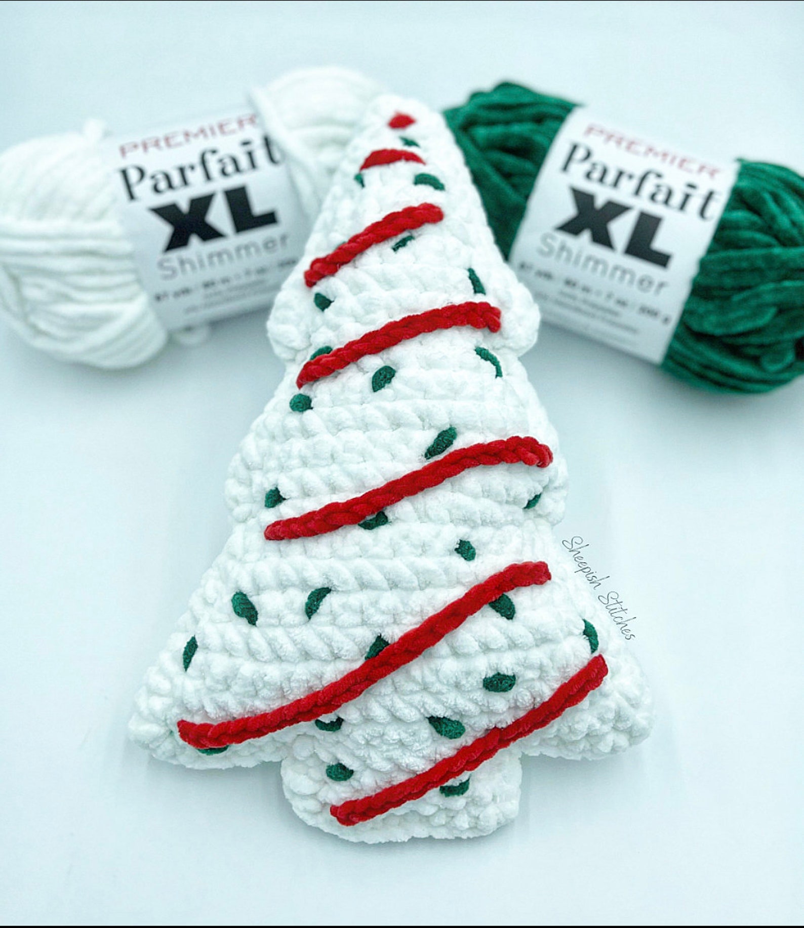 Christmas Tree Cuddler Crochet Pattern by Sheepish Stitches Christmas ...