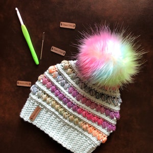 Mountain Ridge Beanie Crochet Pattern by Sheepish Stitches|toque ...