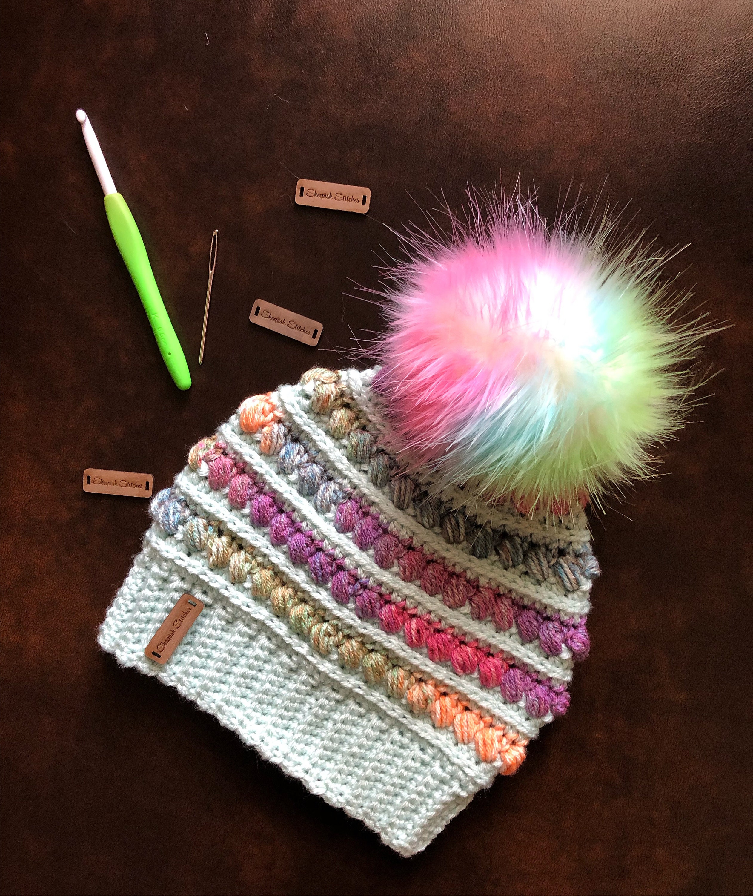 Mountain Ridge Beanie Crochet Pattern by Sheepish Stitches - Etsy