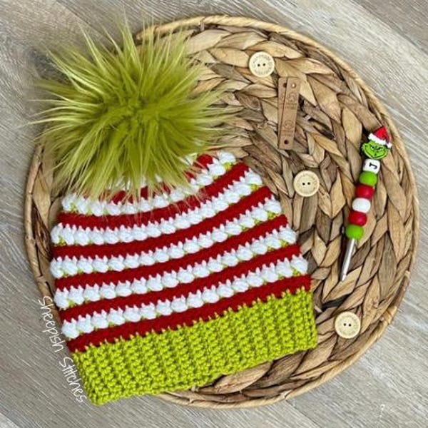 Beanie With Mountain - Etsy
