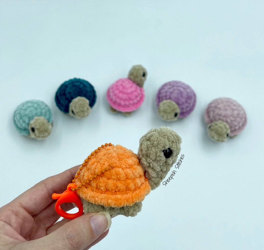 Squirt the Itty Bitty Turtle - No Sew Crochet Pattern by Sheepish Stitches - Etsy