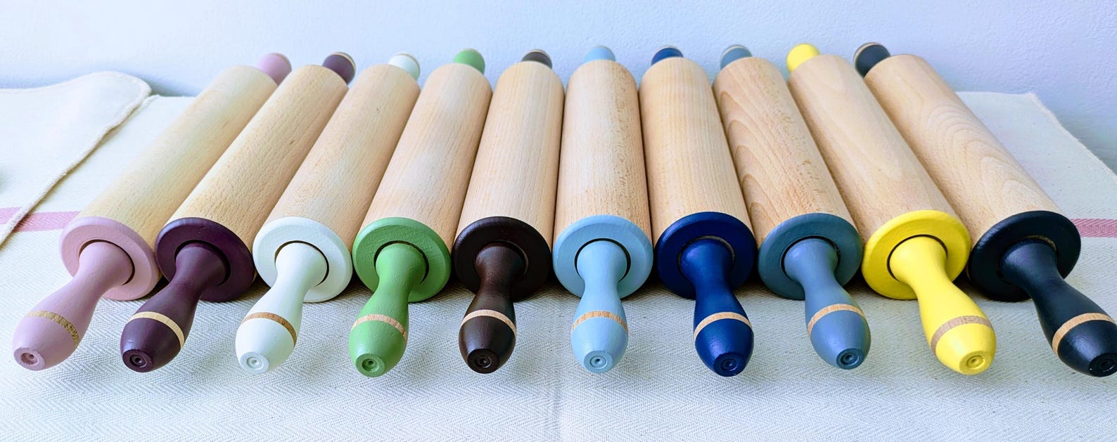 Rolling Pin With Rotating Handles - Etsy