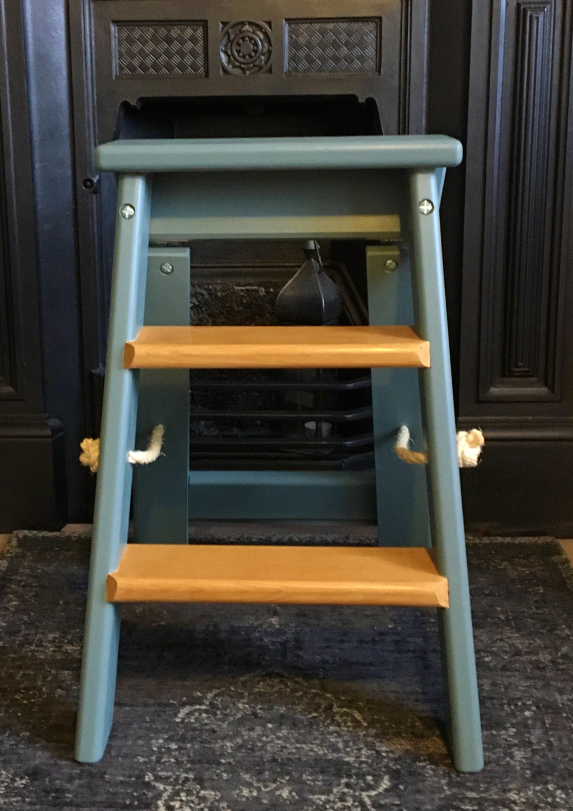 Hand Crafted Wooden Step Ladder. Display Stand. Plant Stand. - Etsy