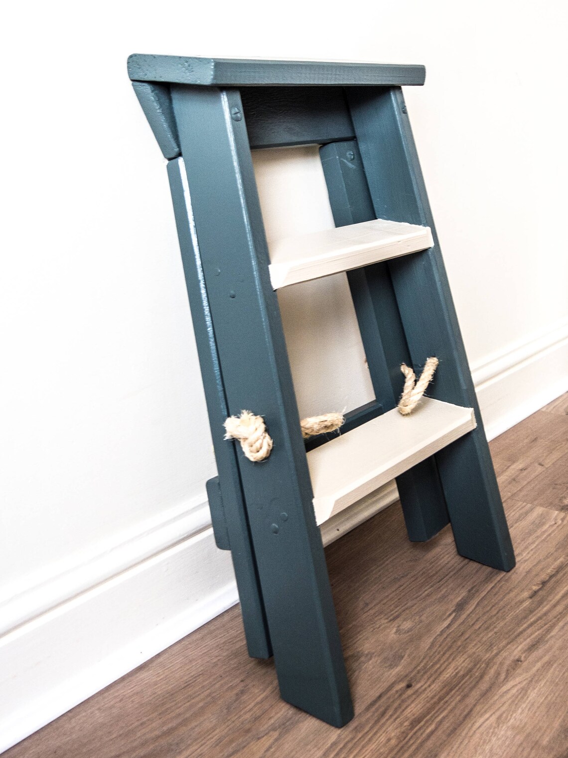 Hand Crafted Wooden Step Ladder. Display Stand. Plant Stand. - Etsy