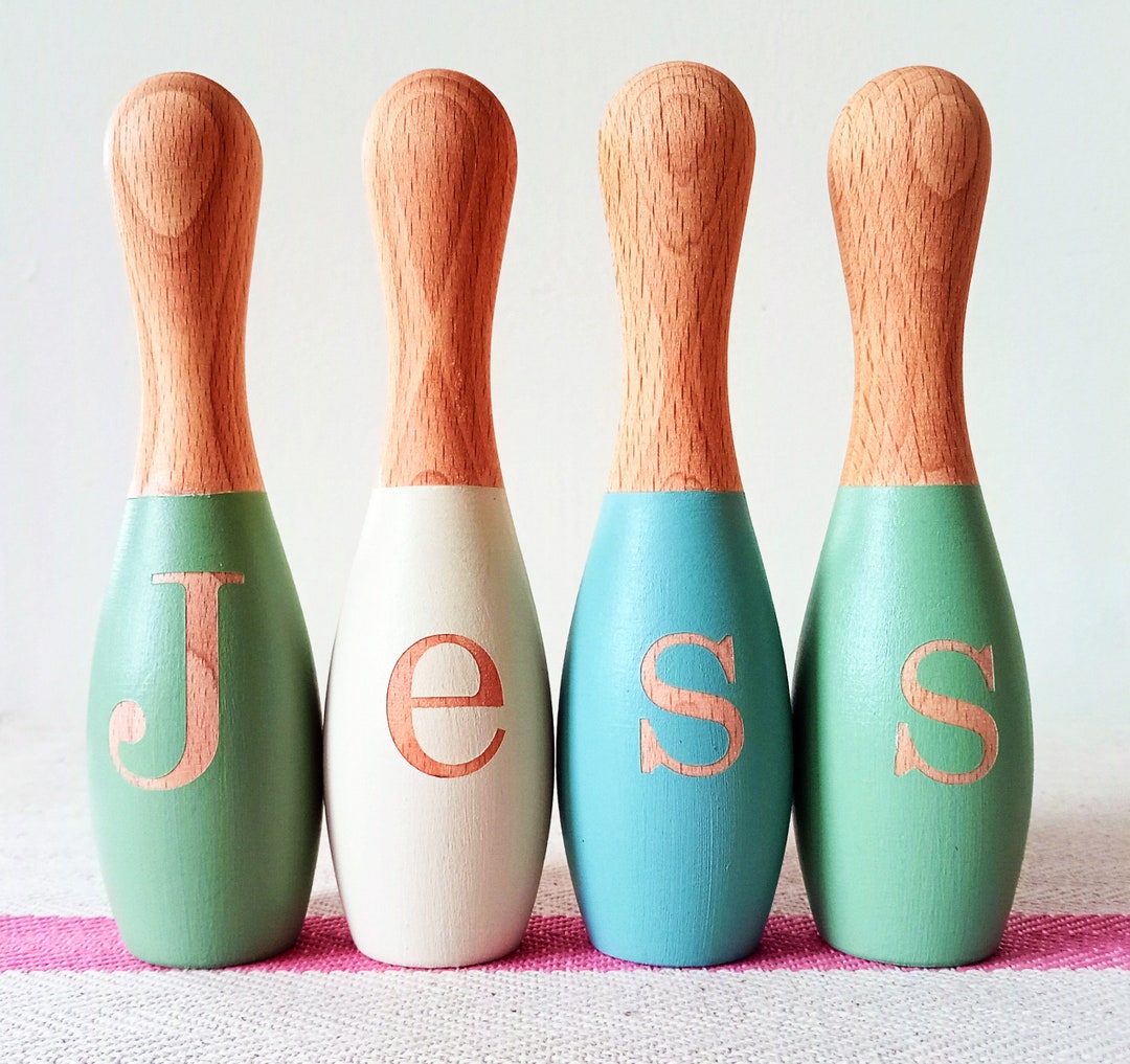 Handmade Baby Bowling Set Counting Learning Toy - Etsy