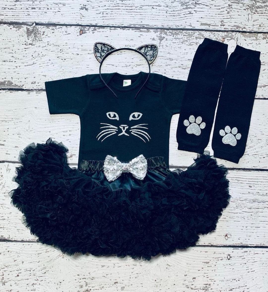 Halloween Cat Baby Costume, Cat Girl Costume Halloween, Baby Cat ...