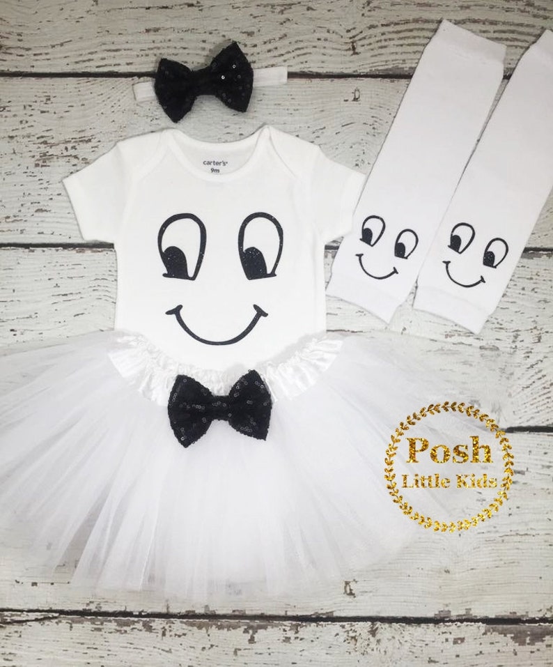 Halloween Baby Girl Outfit My 1st Halloween Casper Halloween | Etsy
