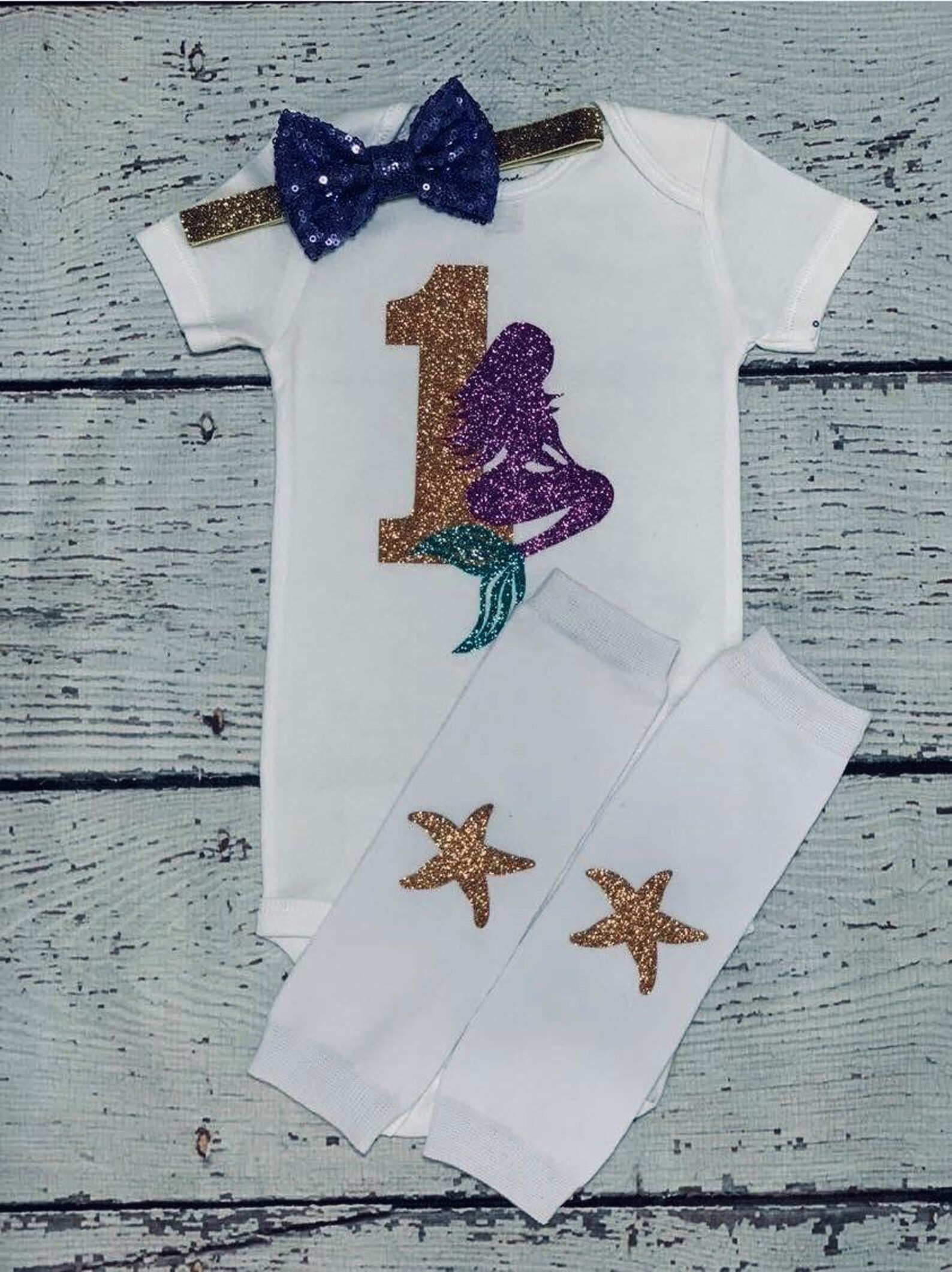 Mermaid Birthday Girl Outfit Mermaid Bodysuit Mermaid Baby | Etsy